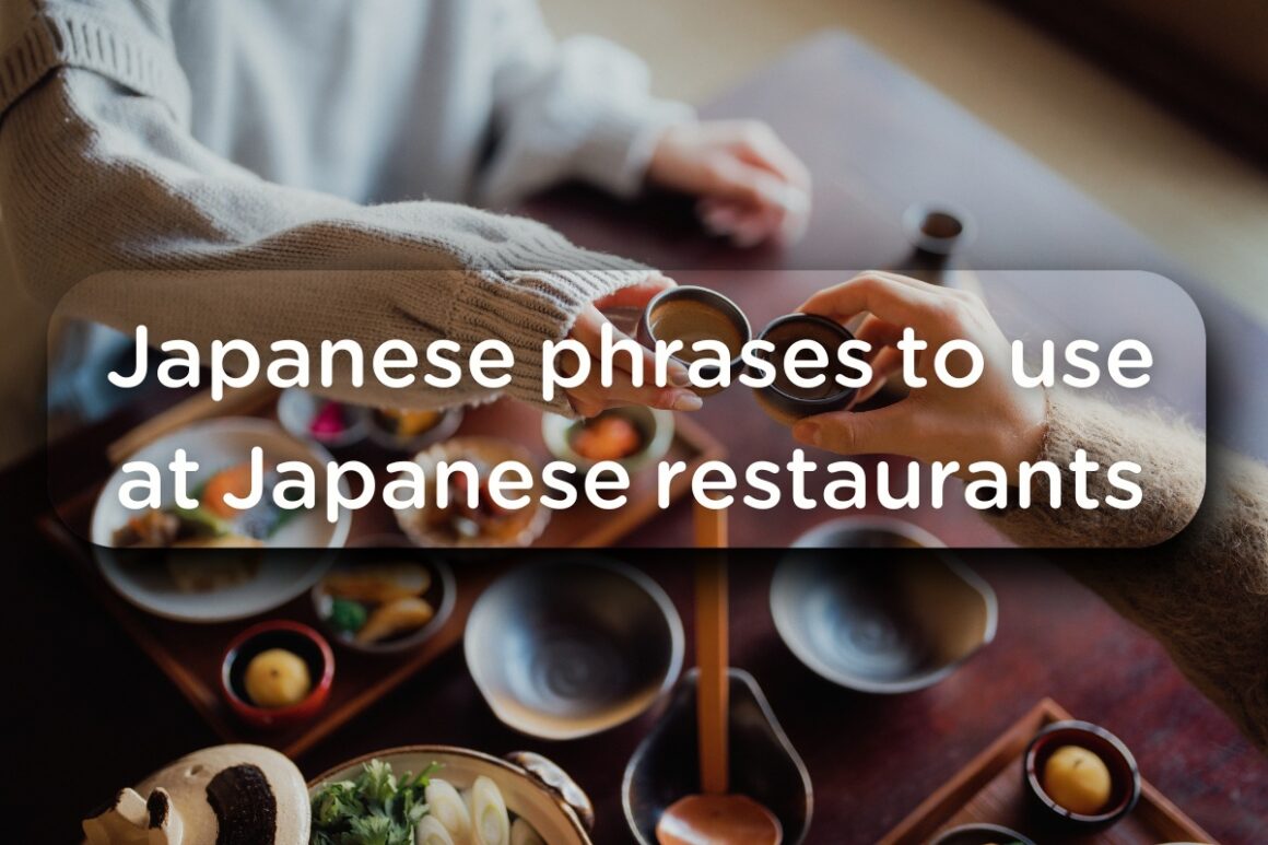 Japanese phrases to use at Japanese restaurants - fromJapan